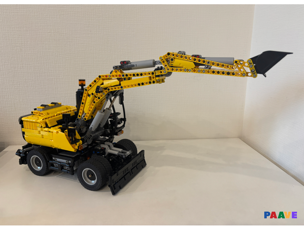 LEGO MOC-225607 RC Wheel Excavator by paave | Rebrickable - Build with LEGO