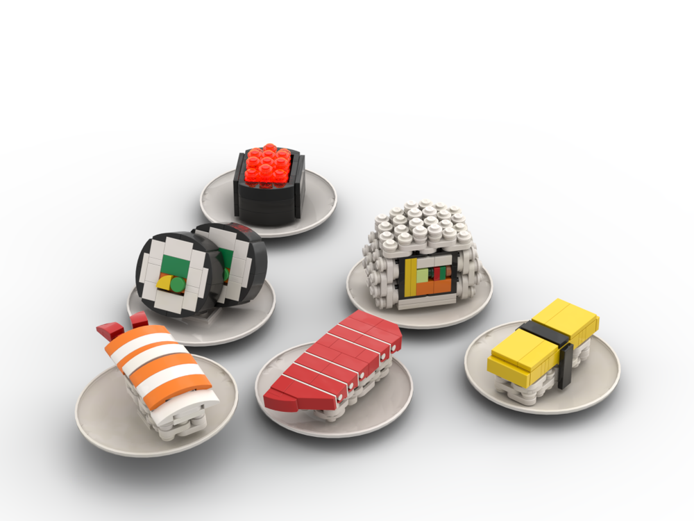 LEGO MOC-225610 Sushi train by BroadBricks_Studio | Rebrickable - Build ...