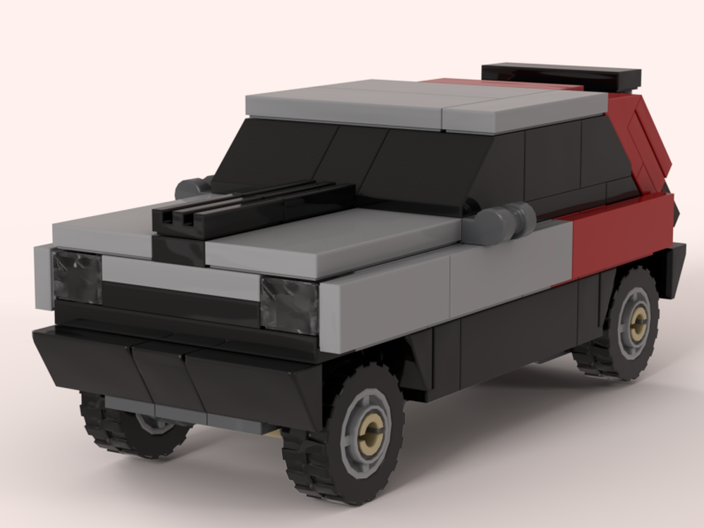 LEGO MOC Renault 5 GT by Masel | Rebrickable - Build with LEGO