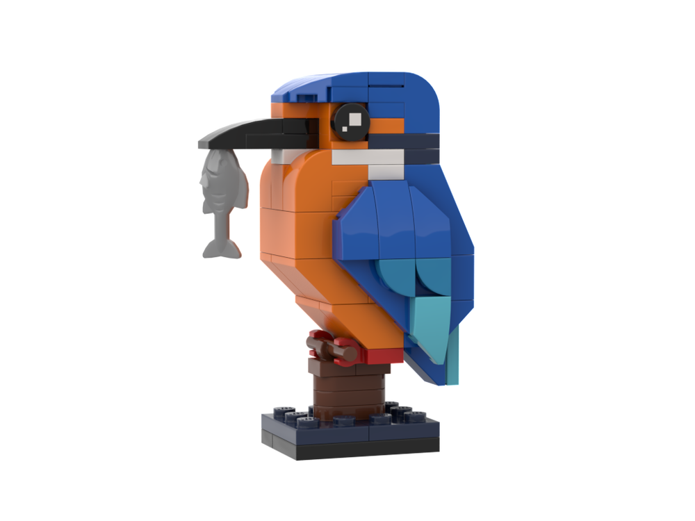 LEGO MOC Simple kingfisher by SKABRAM | Rebrickable - Build with LEGO
