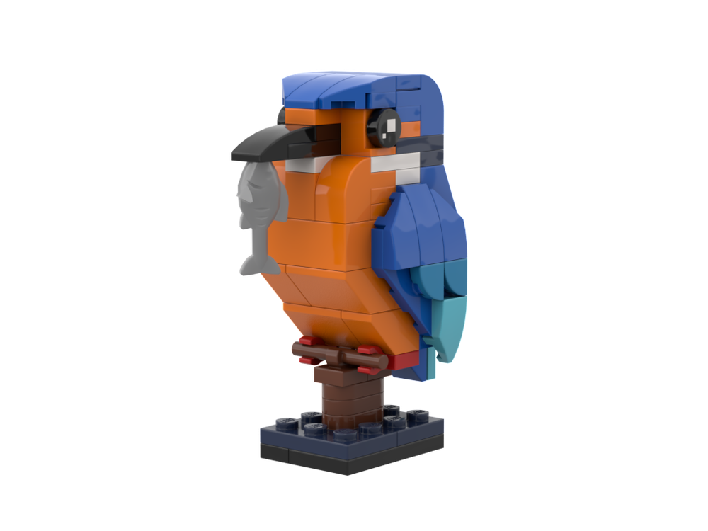 LEGO MOC Simple kingfisher by SKABRAM | Rebrickable - Build with LEGO