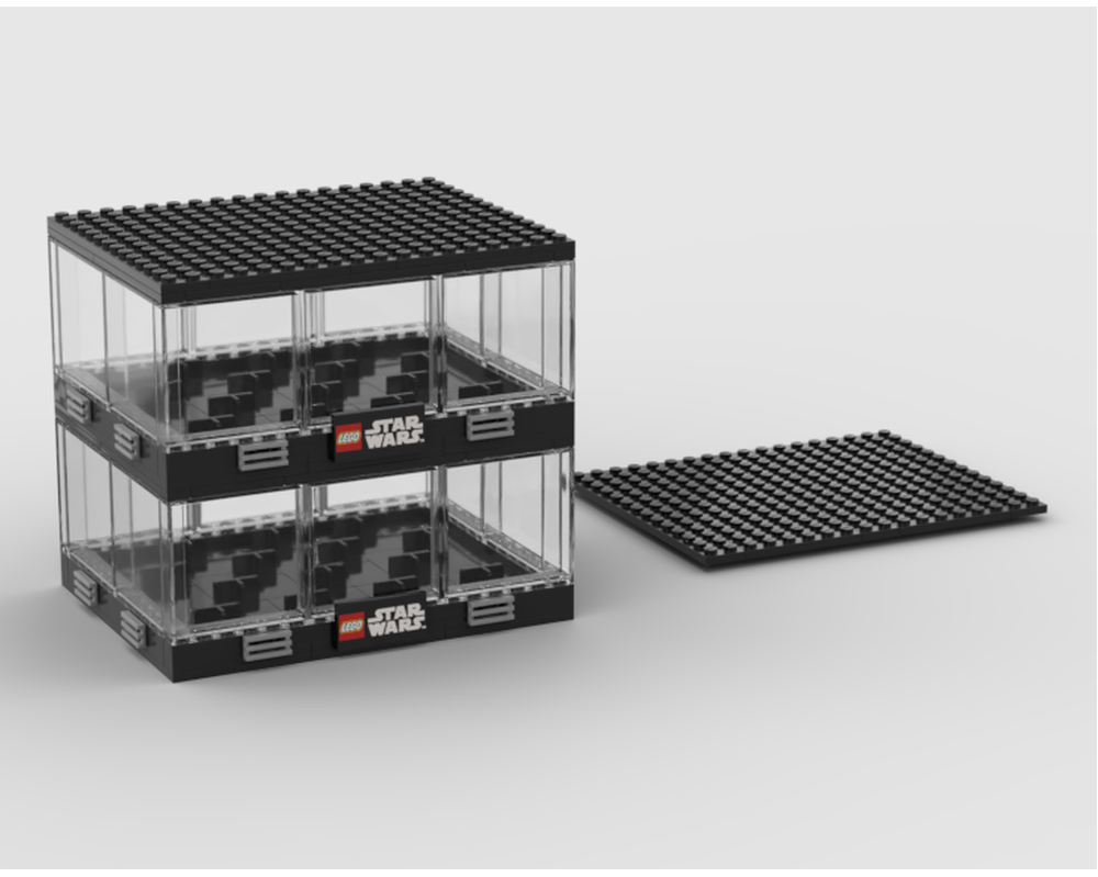 LEGO MOC Minifigure display V2 by Ckinion | Rebrickable - Build with LEGO