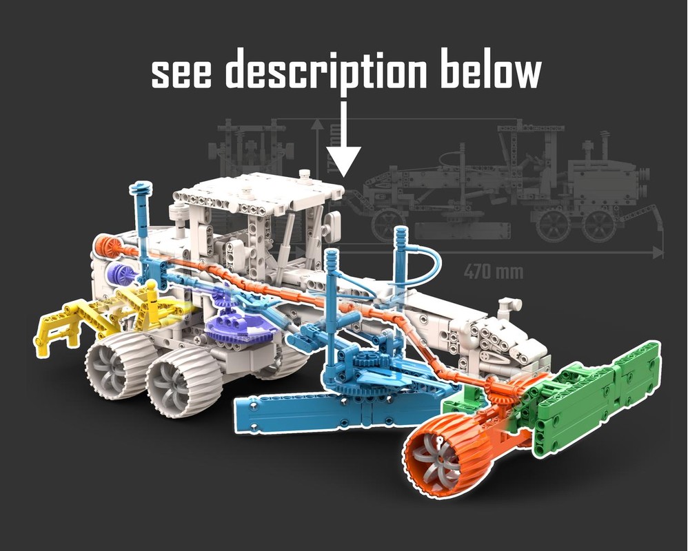 LEGO MOC Lunar Motor Grader and Energy Station by Guys and Bricks ...