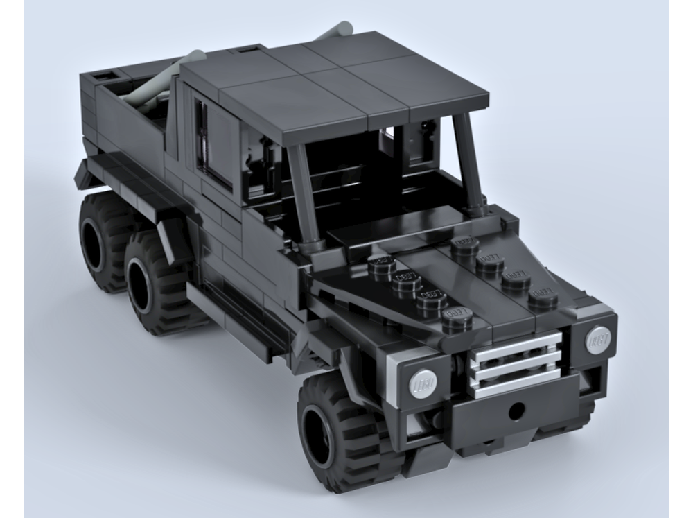 LEGO MOC-225653 Mercedes G63 6x6 (1:35 Minifigure Scale) by jkbricks1 ...