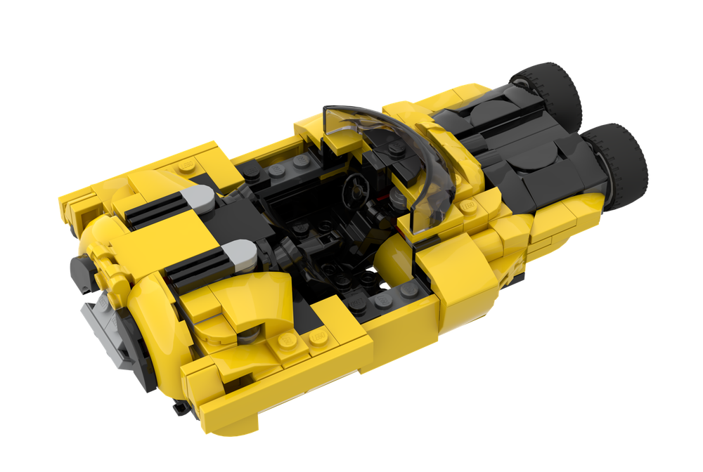 LEGO MOC-225655 76924 Mercedes XJ-6 Airspeeder (AOTC Zam Wesell Chase ...