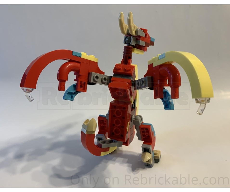 LEGO MOC 31145 Wyvern by CommanderZhav | Rebrickable - Build with LEGO