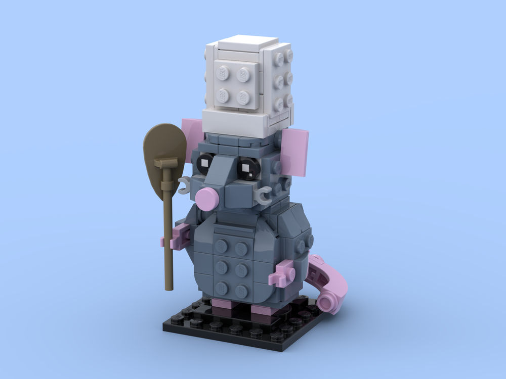 LEGO MOC Ratatouille- Remy the Rat Brickheadz by Penguins and plastic ...