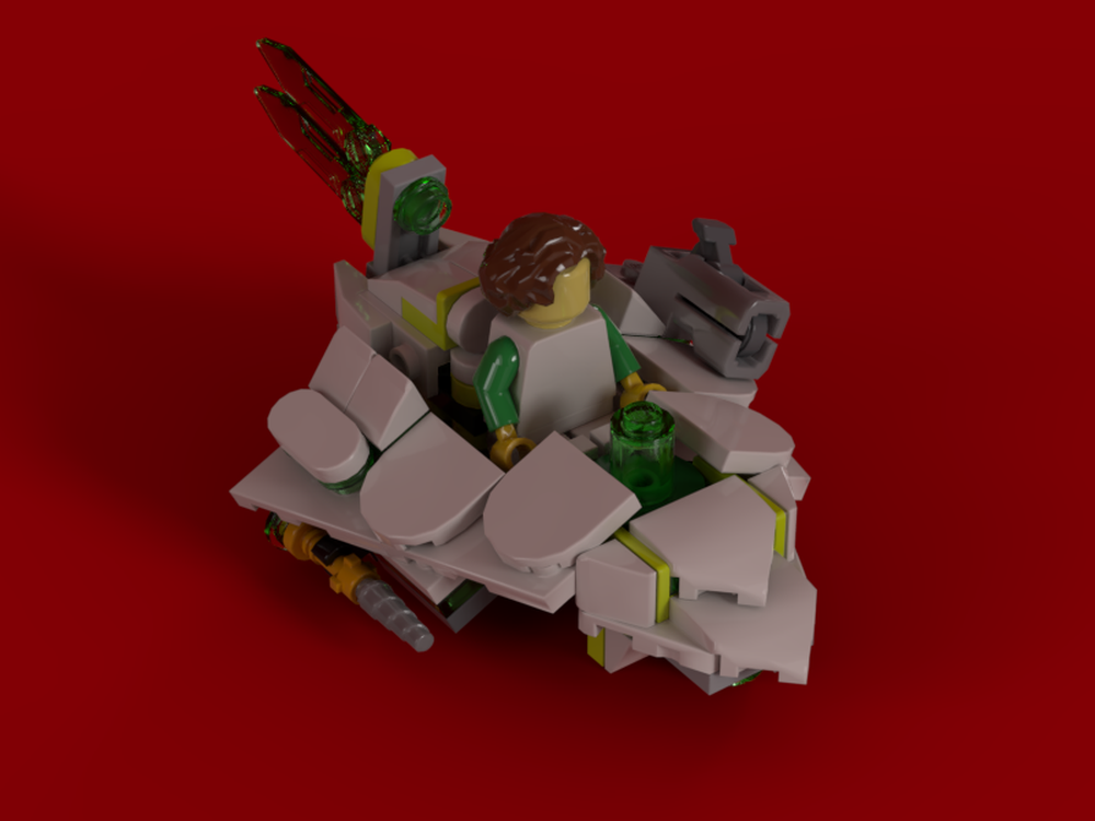 LEGO MOC Mateo & Z-Blob's Delta-7 Starfighter Microfighter by ...