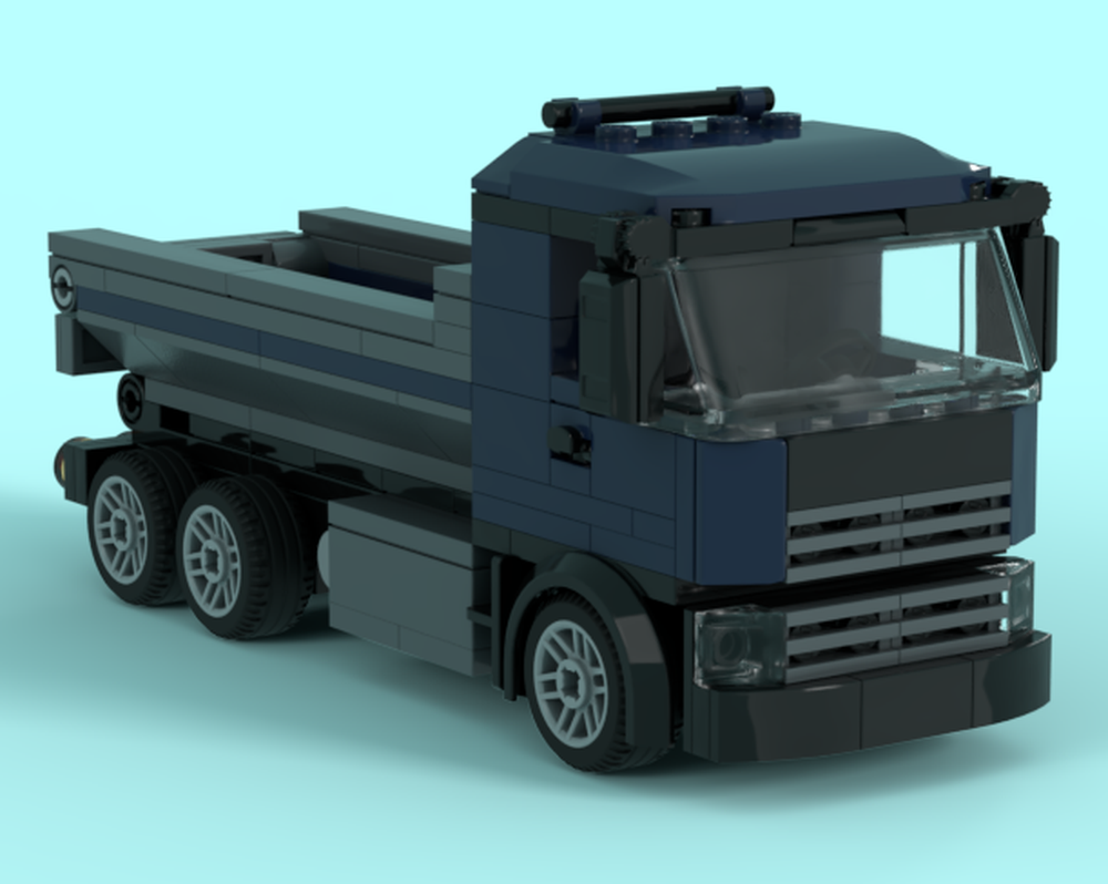 LEGO MOC Tipper Truck by BigTrainBricks | Rebrickable - Build with LEGO