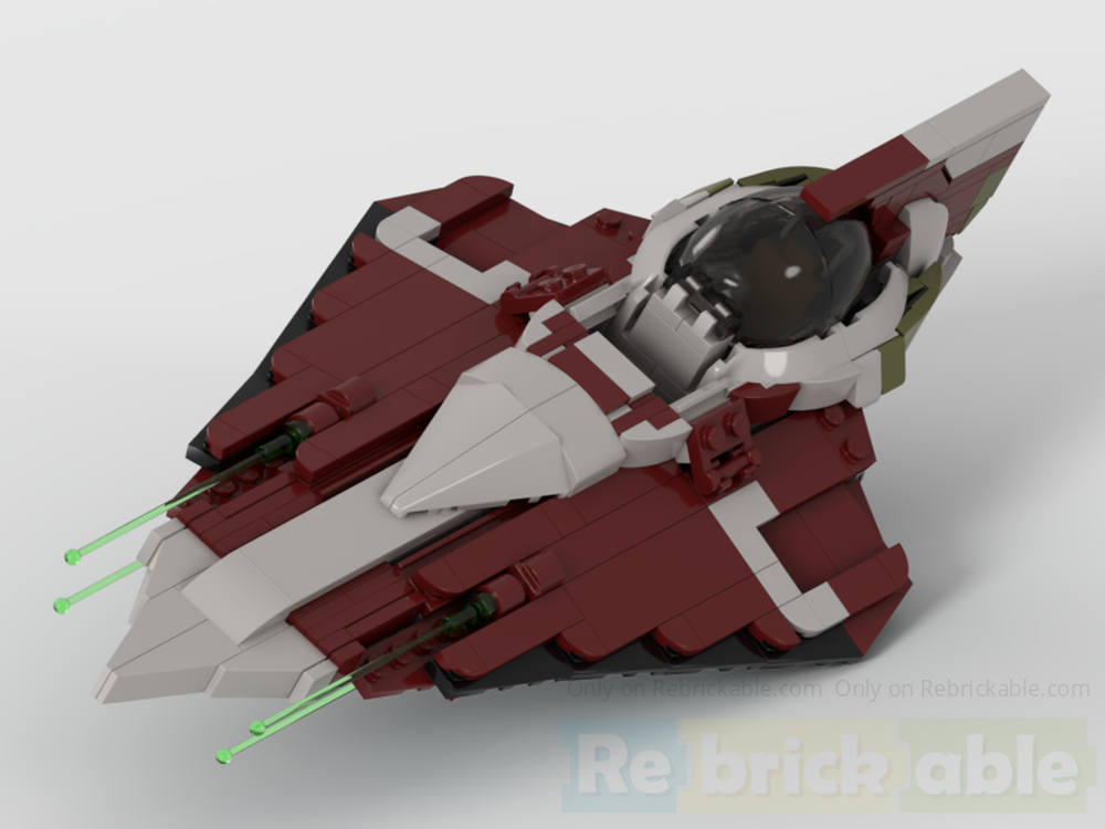 LEGO MOC Obi Wan Kenobi's Delta-7B Aethersprite-Class Light Interceptor ...