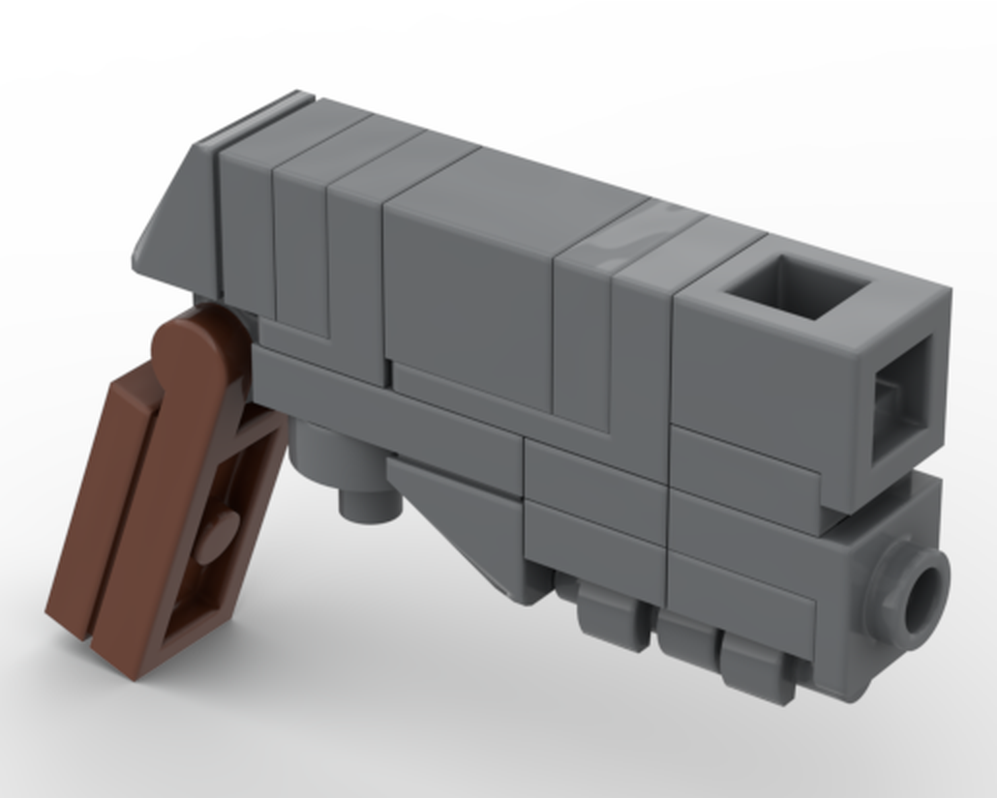LEGO MOC 10mm Pistol (Fallout) by Mojave-Ghoul | Rebrickable - Build ...