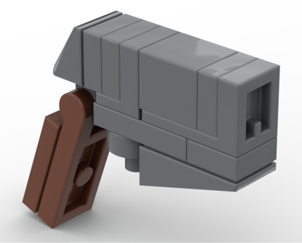 LEGO MOC 10mm Pistol (Fallout) by Mojave-Ghoul | Rebrickable - Build ...