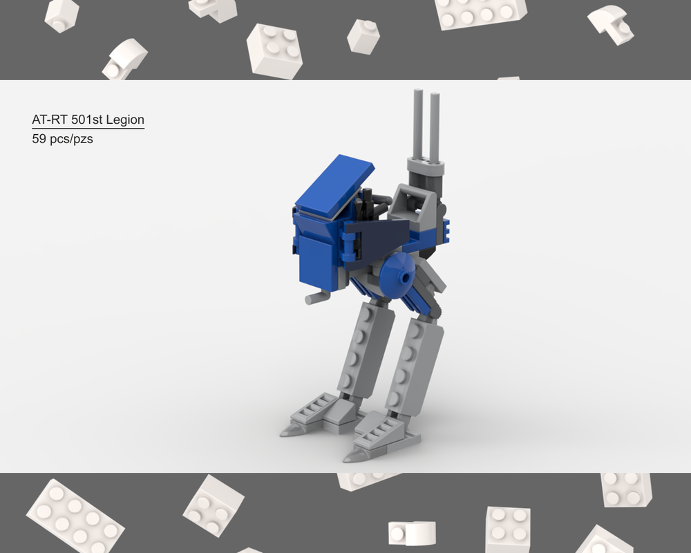 LEGO MOC AT-RT 501st Legion by CT-6161 | Rebrickable - Build with LEGO