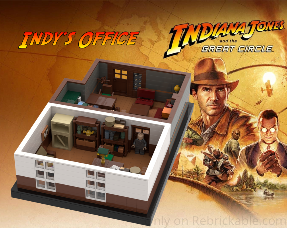 LEGO MOC Indiana Jones - Indy's Office by joaorocha281 | Rebrickable ...