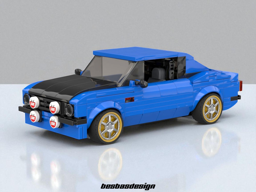 LEGO MOC Ford Escort MK2 Rally by besbasdesign | Rebrickable - Build with LEGO
