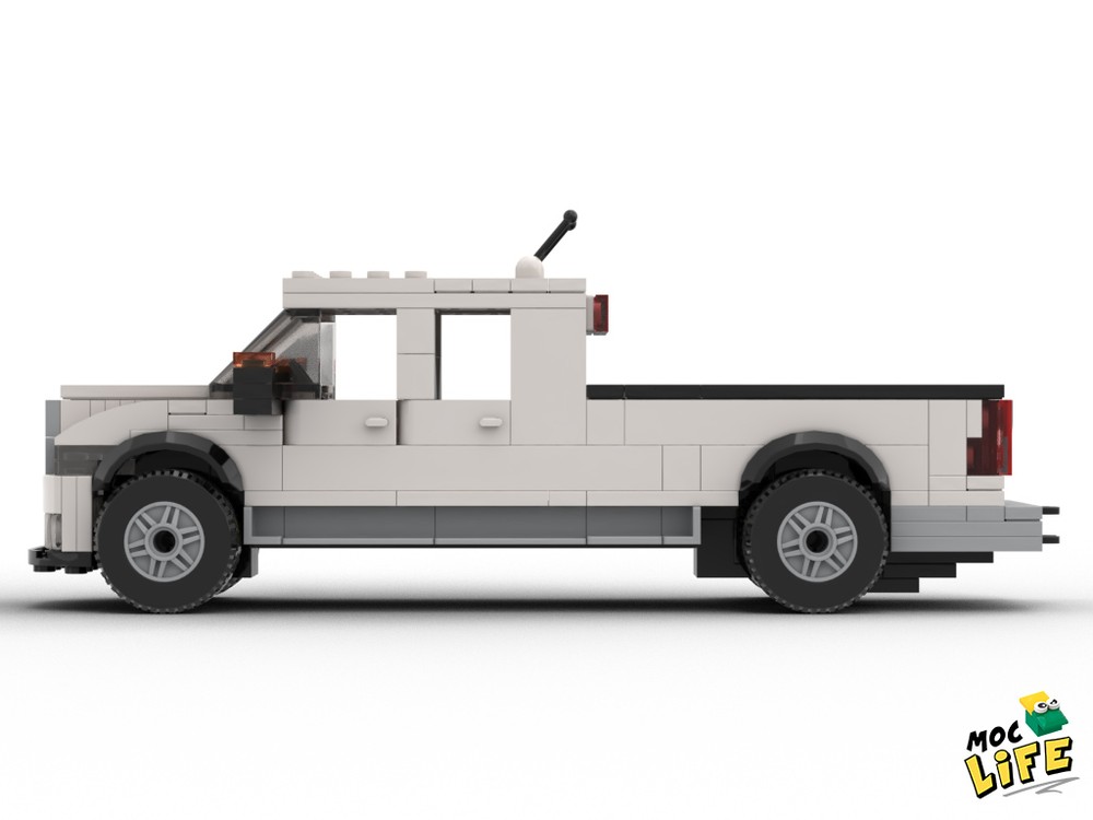 LEGO MOC Ram 1500 mega cab long bed by MocLife | Rebrickable - Build ...
