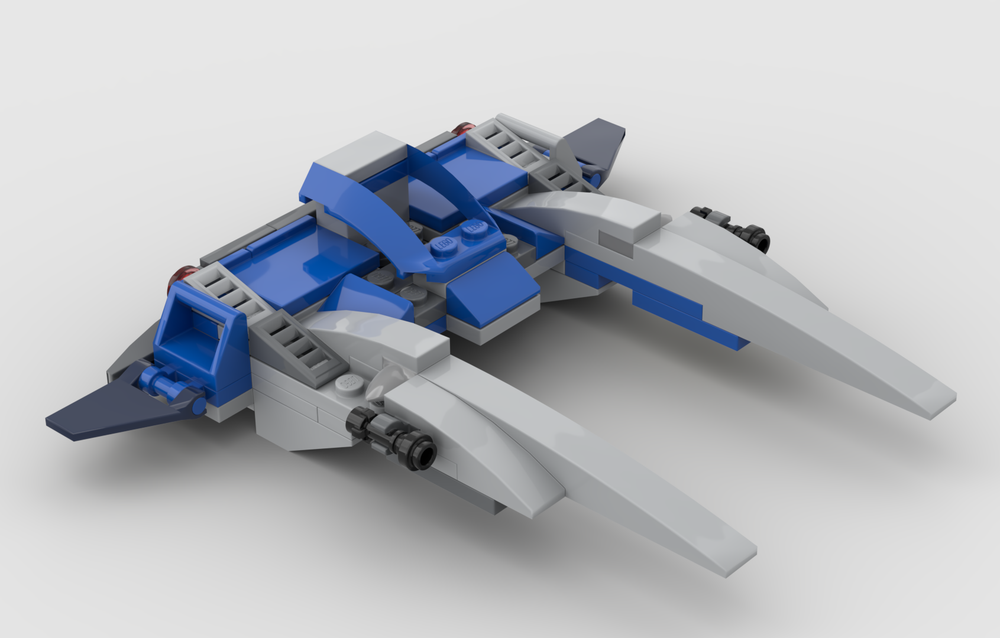LEGO MOC Clone Starfighter by Croissant0605 | Rebrickable - Build with LEGO
