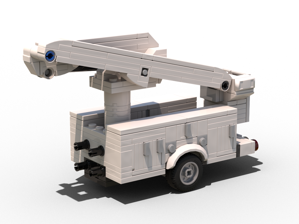 LEGO MOC Modular City Bucket Truck Body by DudPR | Rebrickable - Build ...