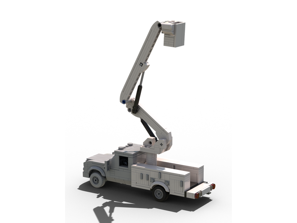 LEGO MOC Modular City Bucket Truck Body by DudPR | Rebrickable - Build ...