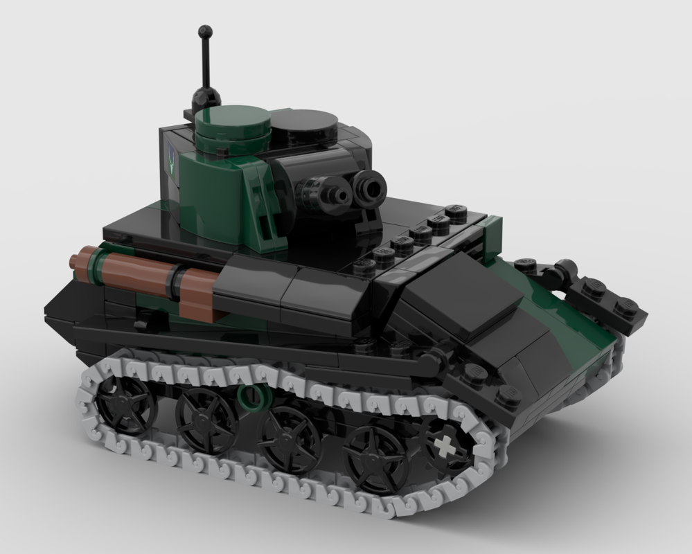 LEGO MOC Vickers mk VI by ccffpt | Rebrickable - Build with LEGO