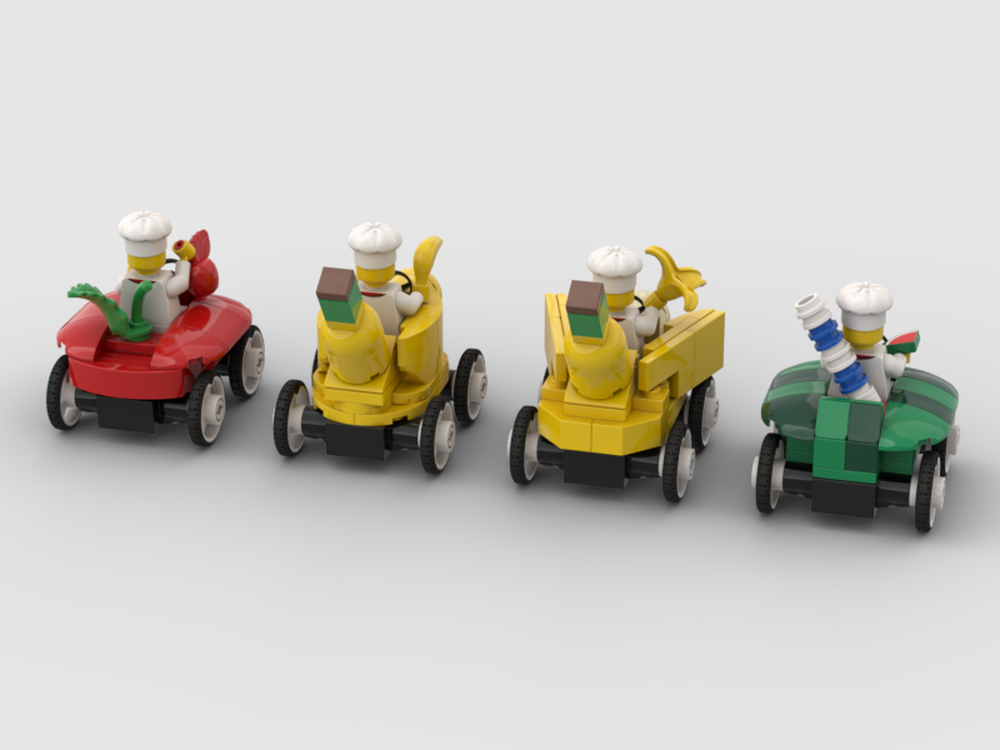 LEGO MOC-225754 Fruits Soap Box Race Cars by uneuro | Rebrickable ...