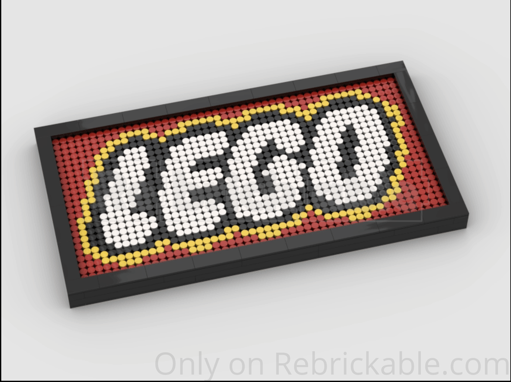 LEGO MOC-225756 Lego Logo Pixel Art by LUKEs LEGOs | Rebrickable ...
