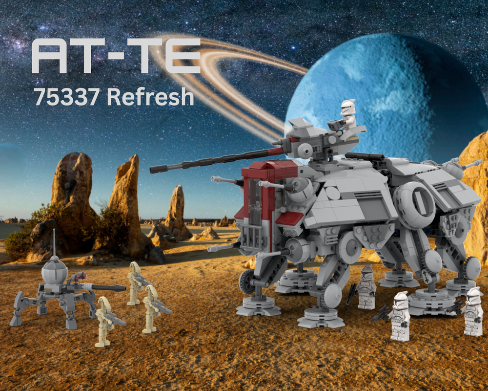 LEGO MOC-225759 AT-TE 75337 Refresh by Recmix studios | Rebrickable ...