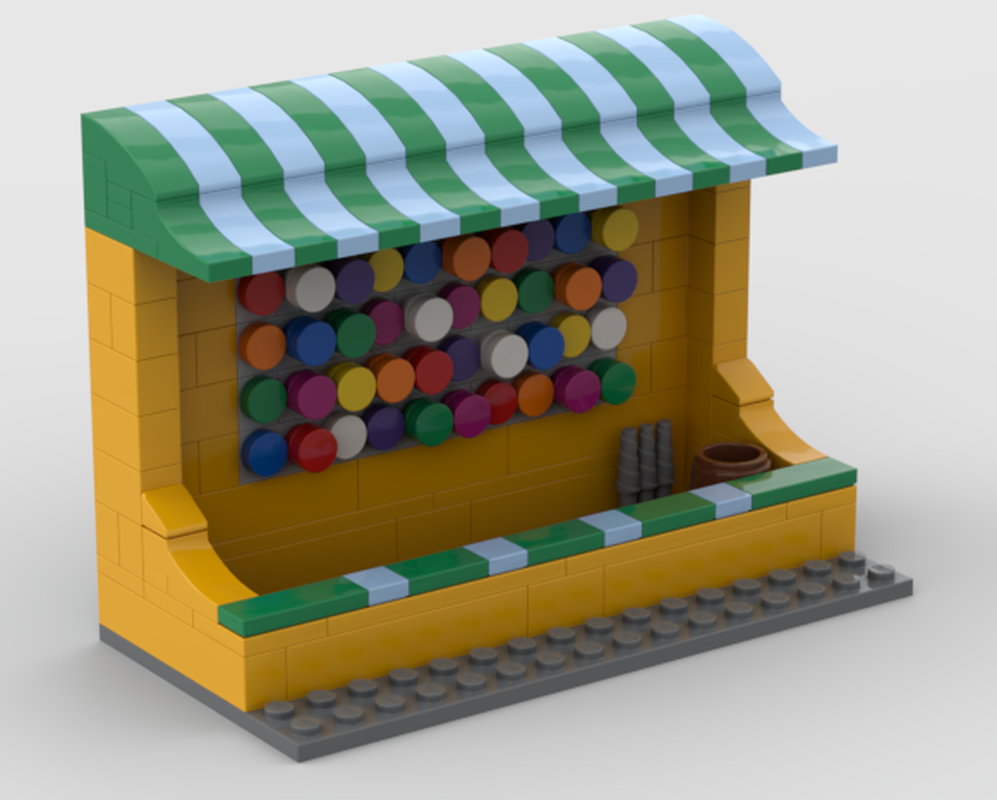 LEGO MOC Balloon Darts by NotGoodAtNames | Rebrickable - Build with LEGO