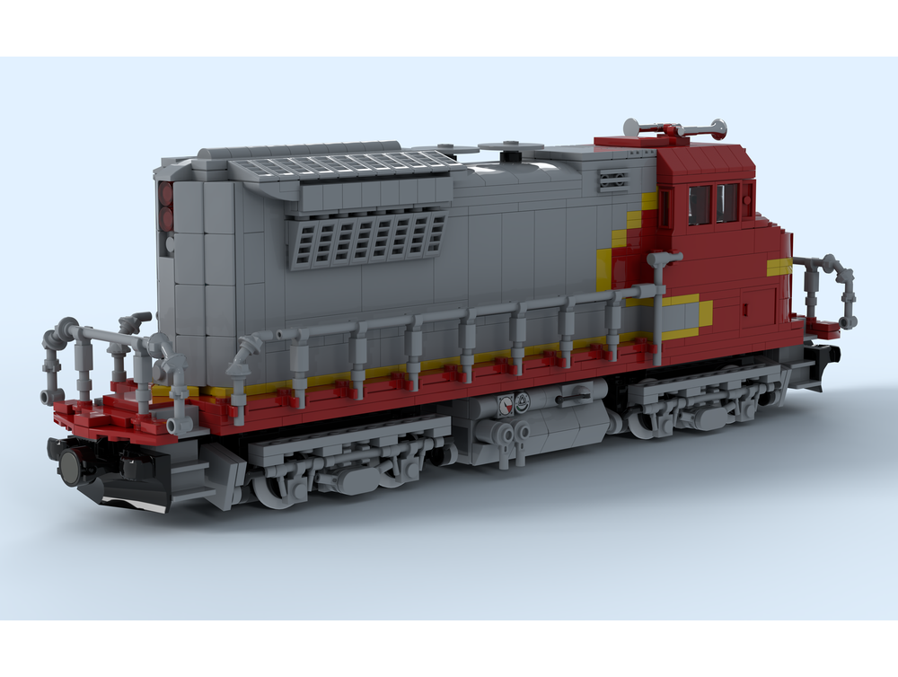 LEGO MOC-225782 Santa Fe Super C Freight Train - 7 Stud Wide by ...