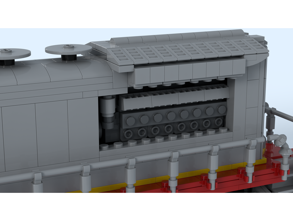 LEGO MOC-225782 Santa Fe Super C Freight Train - 7 Stud Wide by ...