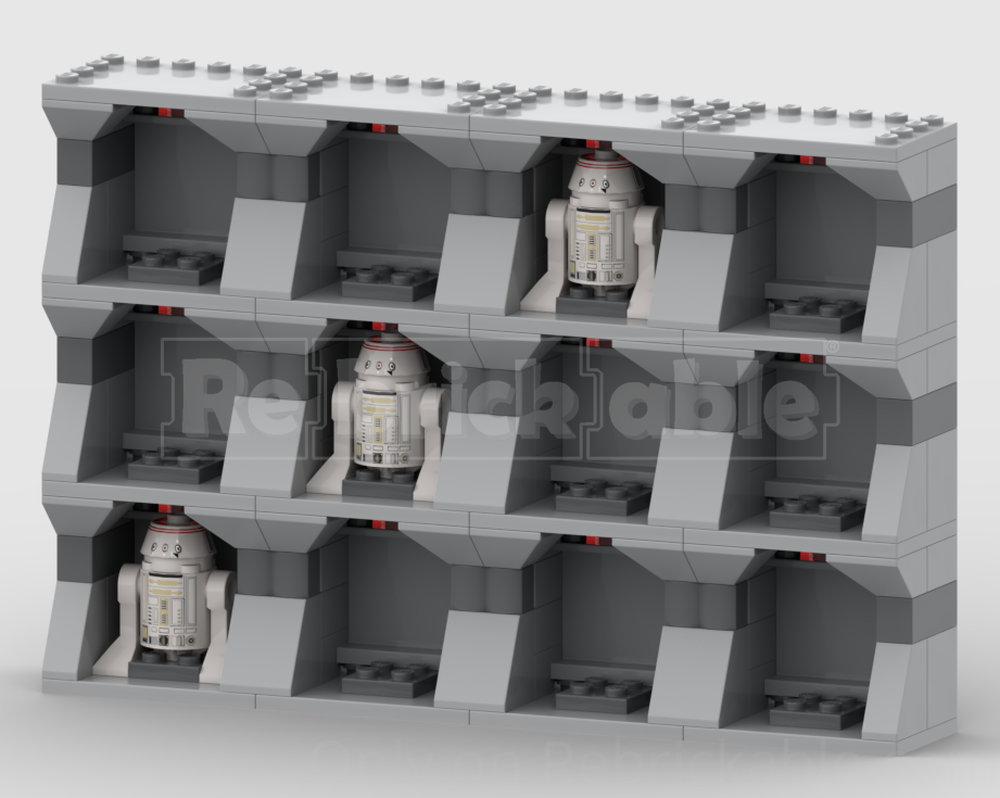 LEGO MOC Display for Astromech minifigures (v2) by Fantasts ...