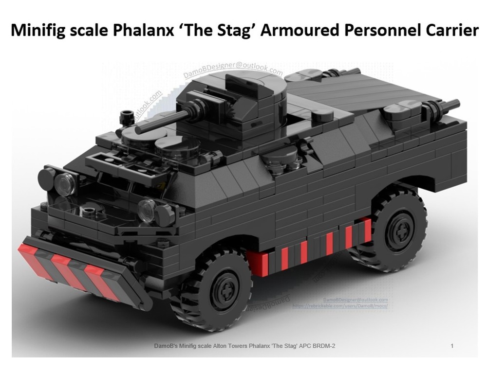 LEGO MOC Alton Towers Forbidden Valley Lynx Mk9a and BRDM-2 Phalanx by ...