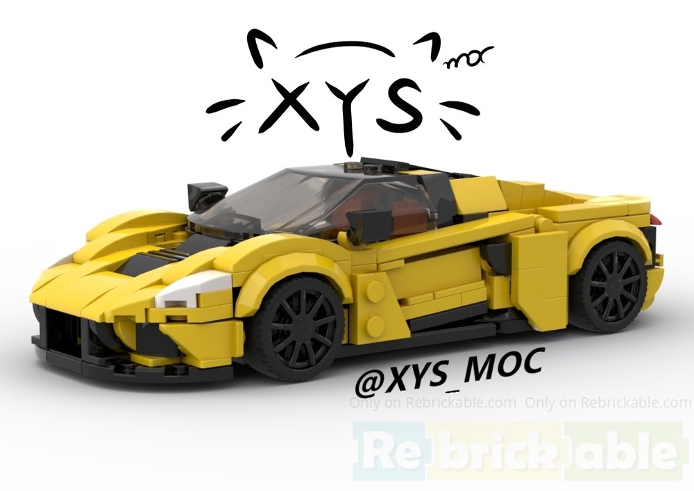 LEGO MOC Hennessy Venom F5 by XYS_MOC | Rebrickable - Build with LEGO