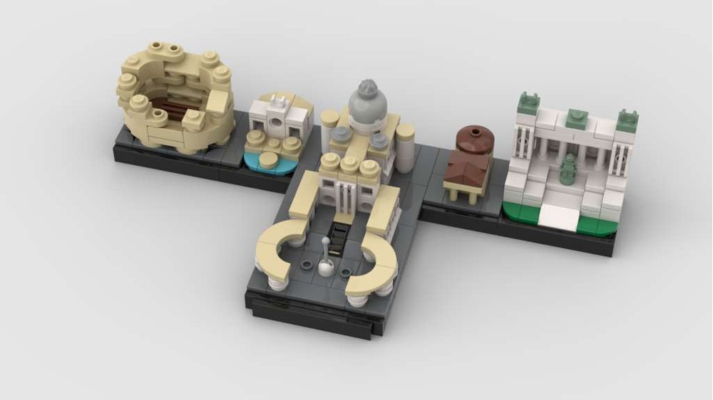 LEGO MOC Rome Architecture Skyline (Rome, Italy) by Tiny Bricks ...