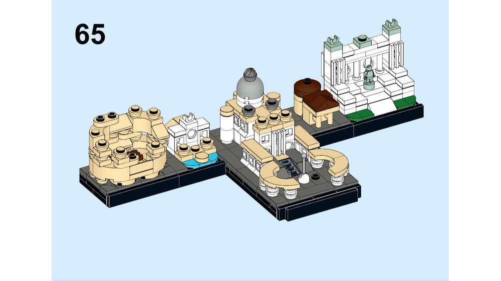 LEGO MOC Rome Architecture Skyline (Rome, Italy) by Tiny Bricks ...