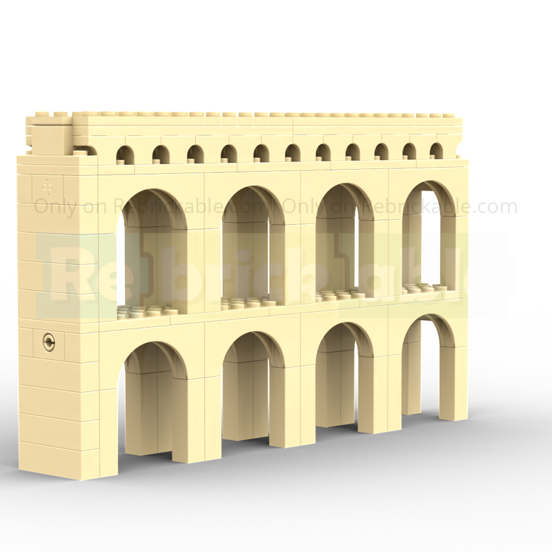 LEGO MOC Roman aqueduct end by ElrondBrickbuilder | Rebrickable - Build ...