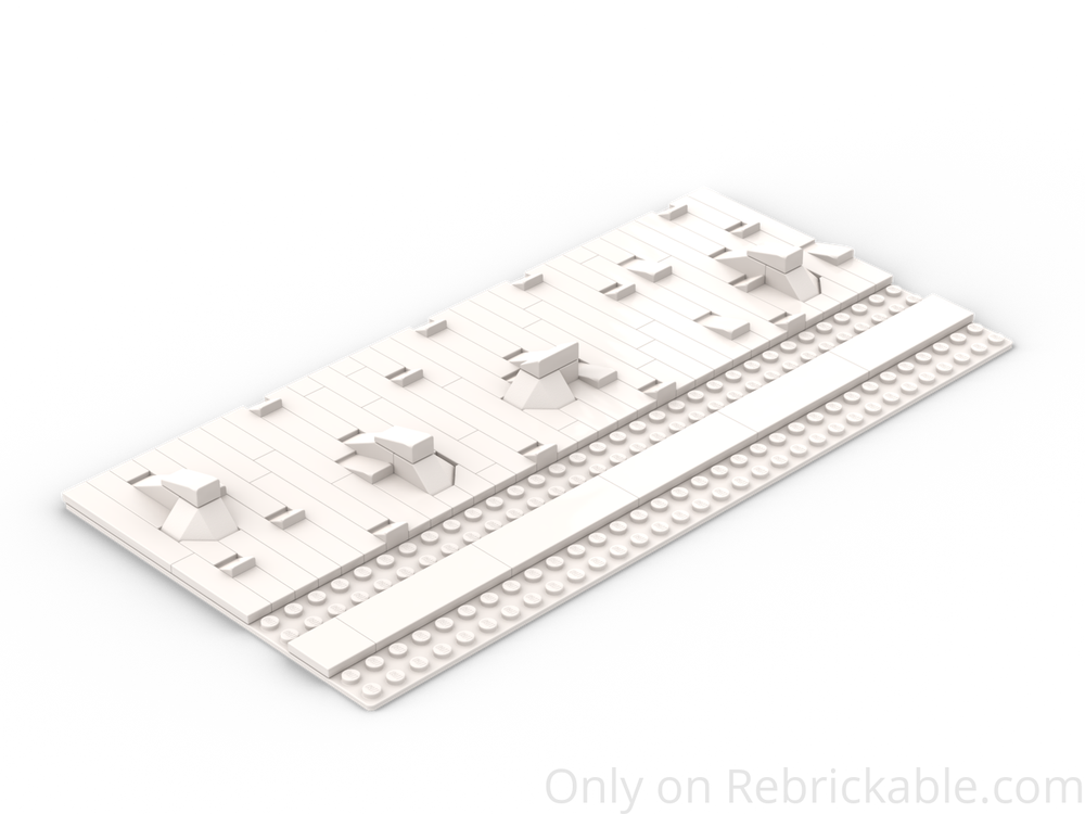 LEGO MOC SBA Extension: 16x32 with road/track by Hedu88 | Rebrickable ...