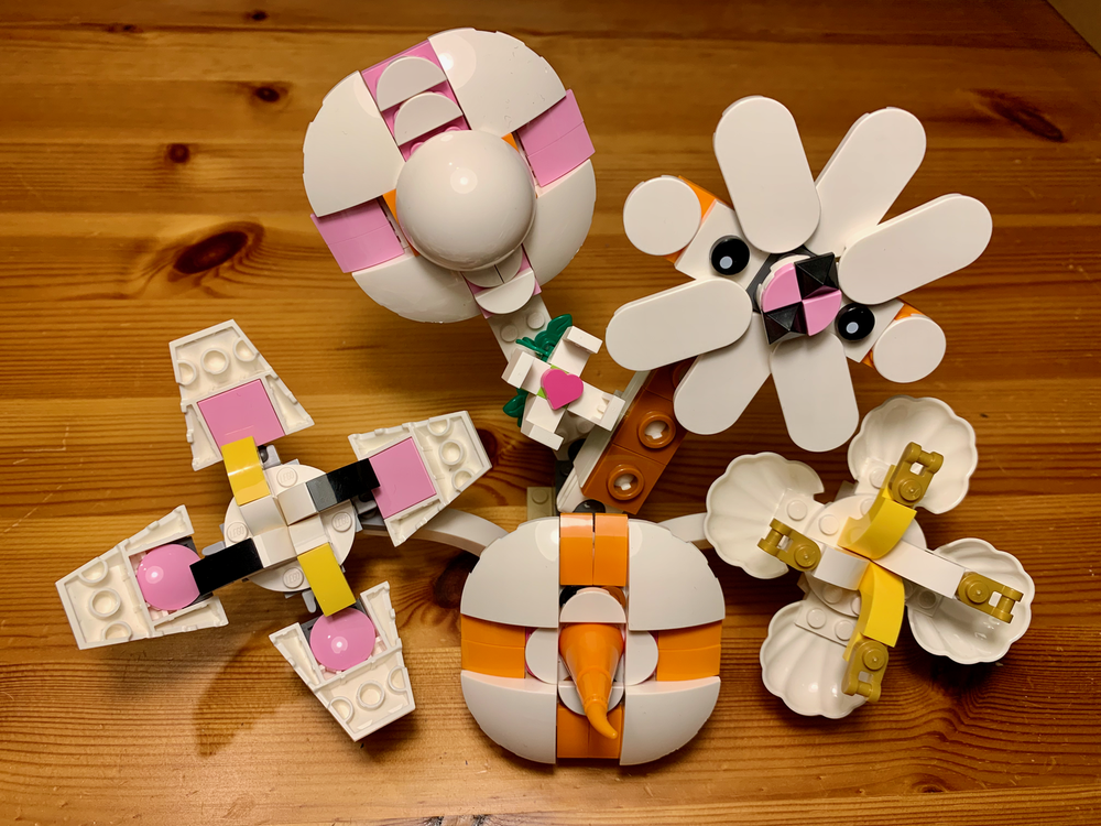 LEGO MOC Rabbit’s Flower Garden by WeHo | Rebrickable - Build with LEGO