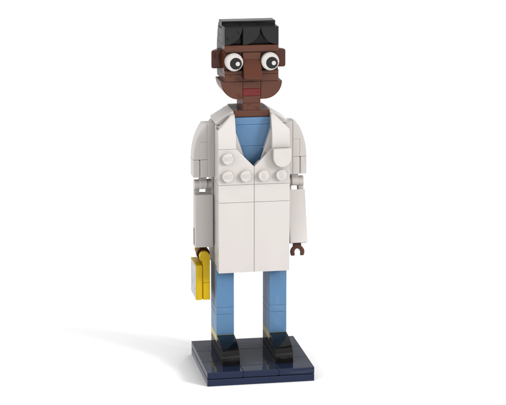 LEGO MOC-225834 Doctor with medical folder by Alquimia | Rebrickable ...