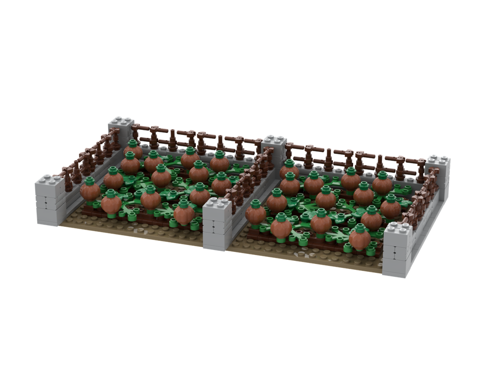 LEGO MOC Medieval modular vegetable fields by Tavernellos | Rebrickable ...