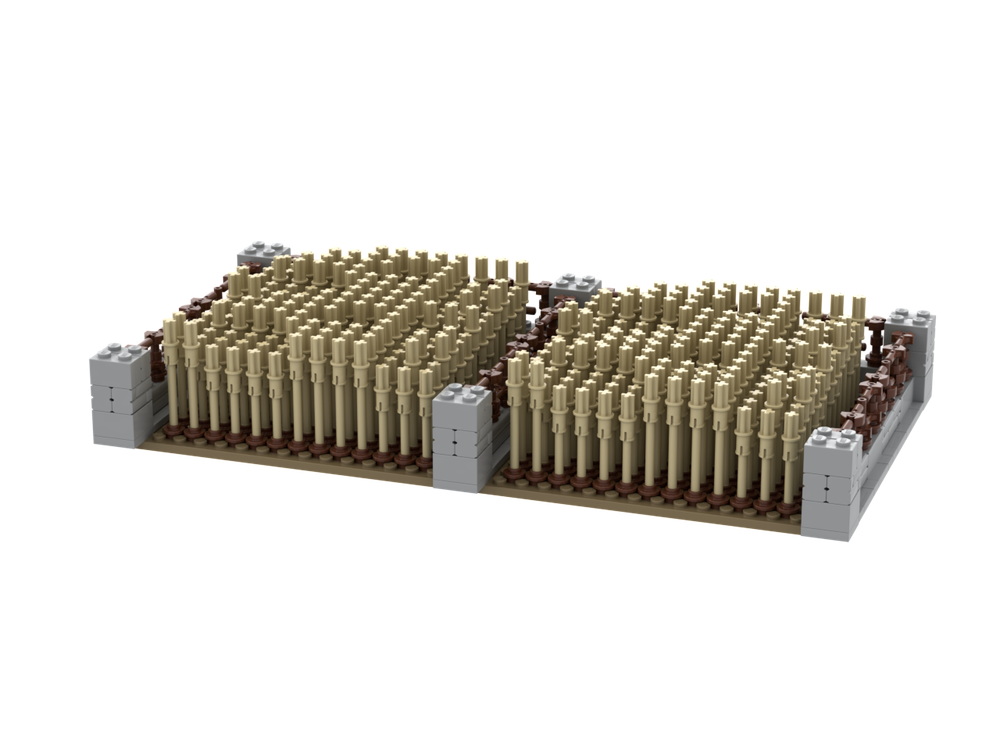 LEGO MOC Medieval modular vegetable fields by Tavernellos | Rebrickable ...