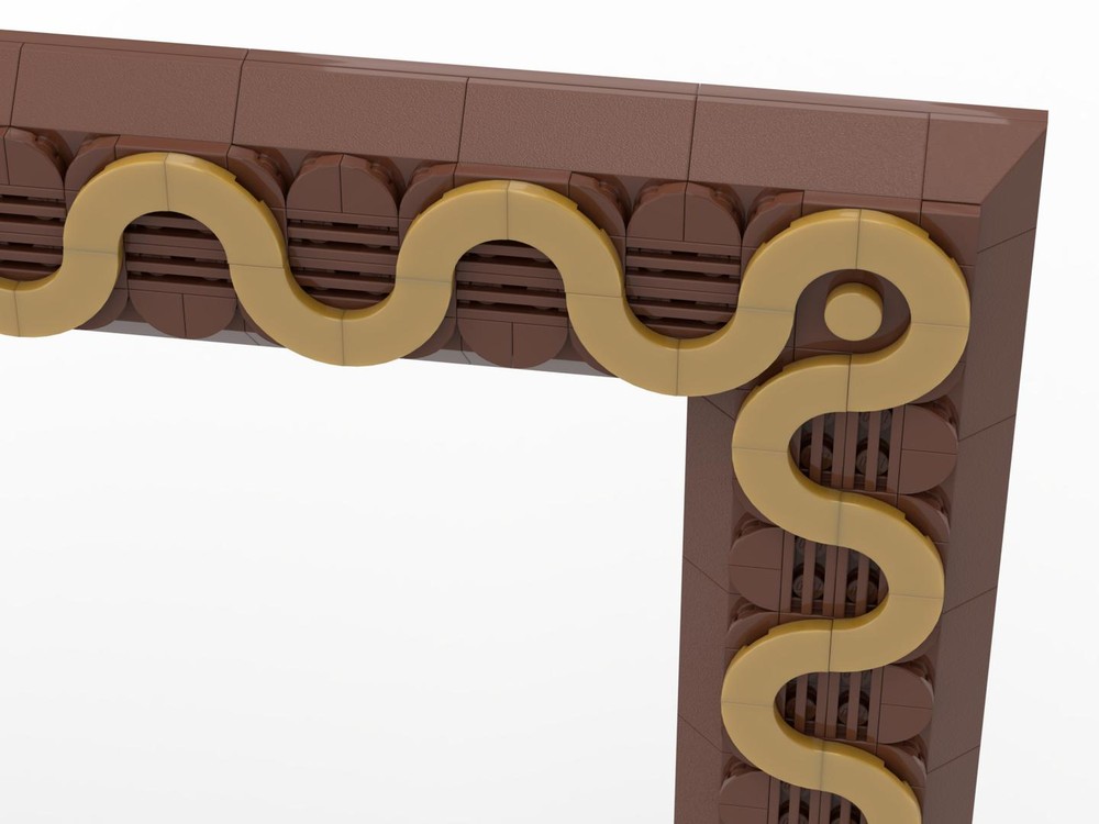 LEGO MOC Fancy Wooden Frame by ZTBricks | Rebrickable - Build with LEGO