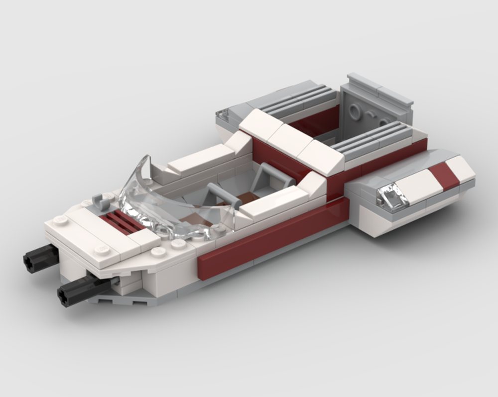LEGO MOC Old Republic Landspeeder by MOCtrooper | Rebrickable - Build ...