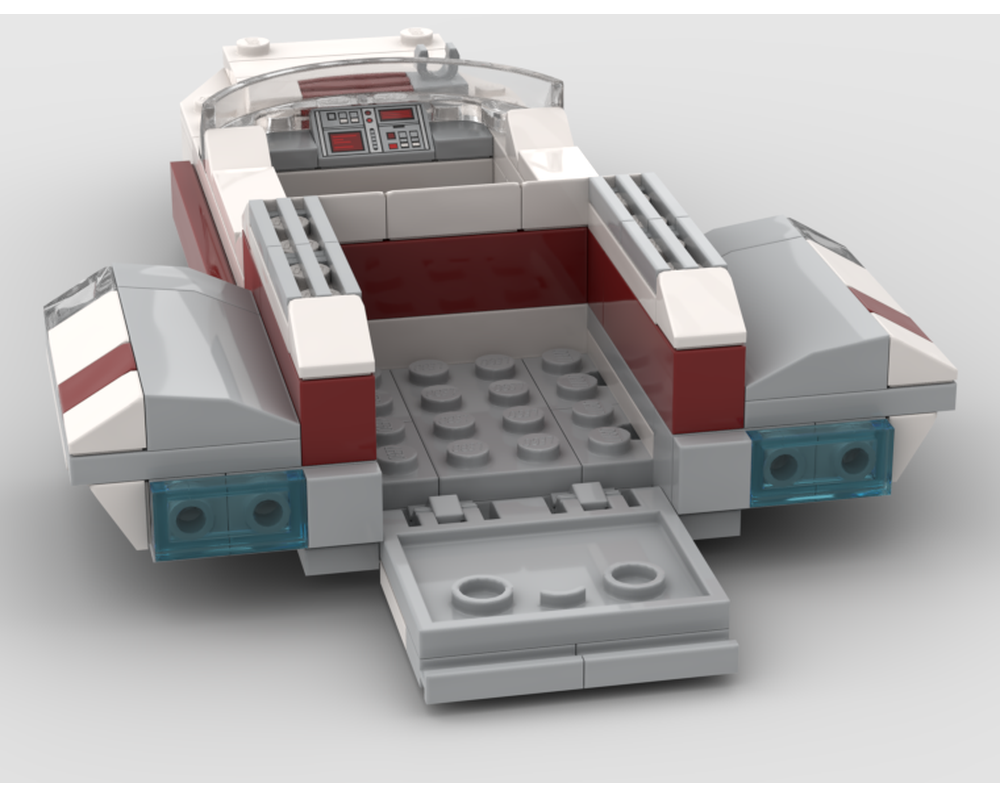 LEGO MOC Old Republic Landspeeder by MOCtrooper | Rebrickable - Build ...