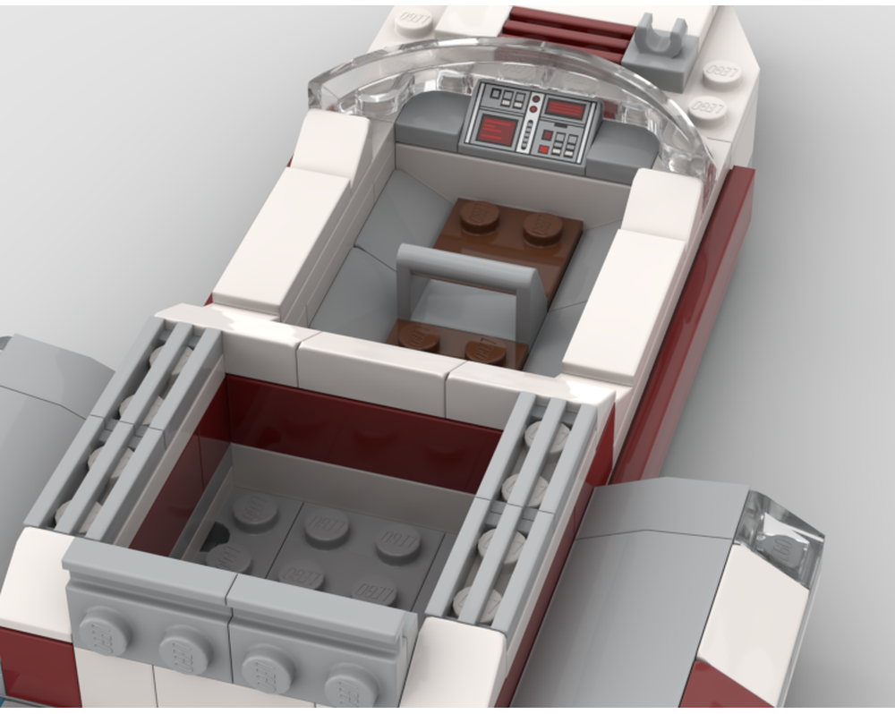 LEGO MOC Old Republic Landspeeder by MOCtrooper | Rebrickable - Build ...