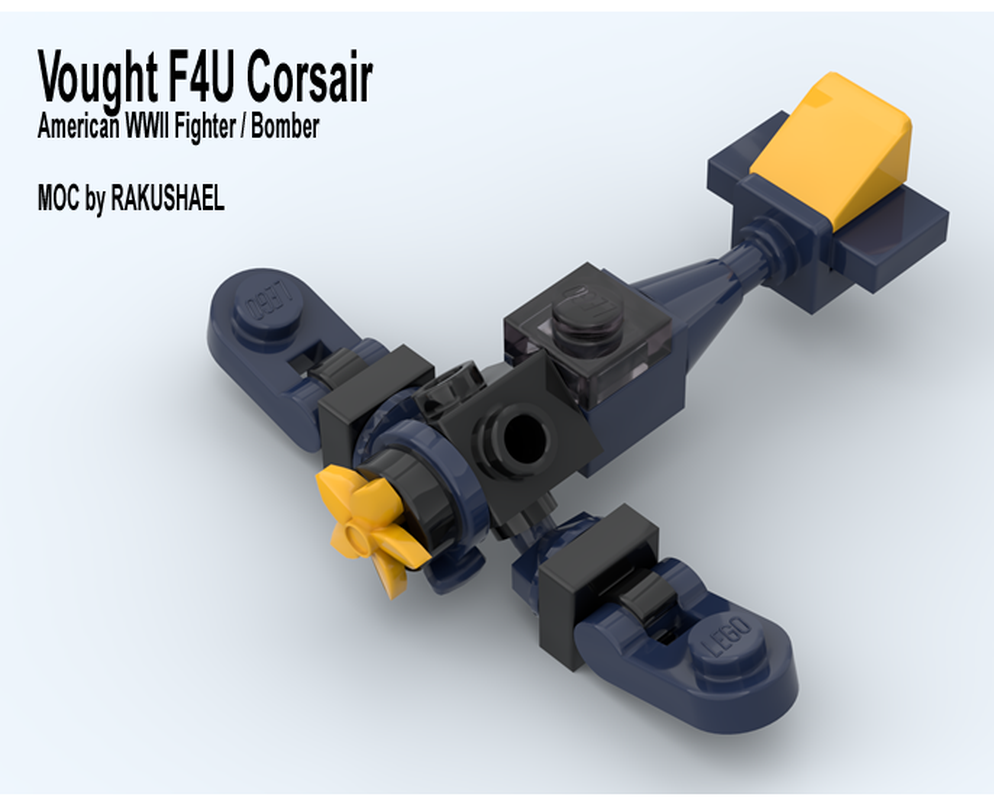 LEGO MOC-225885 Vought F4U Corsair Fighter / Bomber Microscale by ...