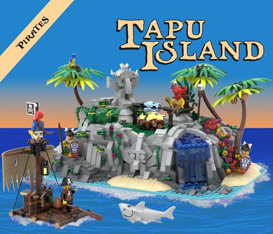 LEGO MOC TAPU ISLAND by Marooned_Marin | Rebrickable - Build with LEGO