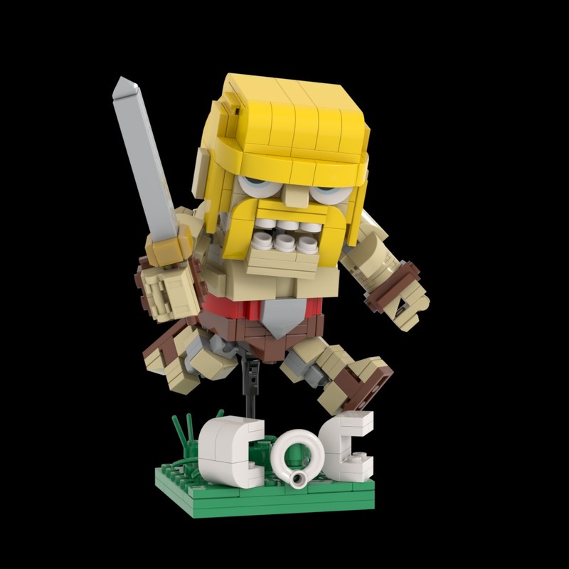 LEGO MOC BARBARIAN OF COC by choi_dambaek | Rebrickable - Build with LEGO