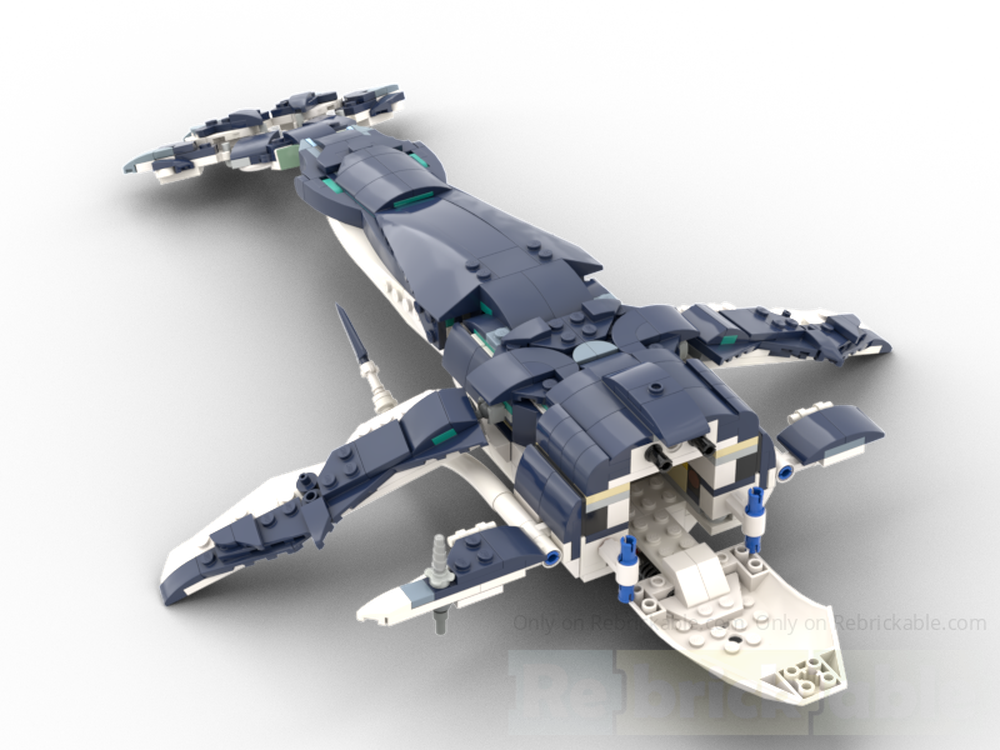 LEGO MOC Modification of "Payakan the Tulkun" (from Avatar) by ...