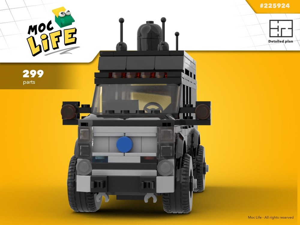 LEGO MOC-225924 Ford Excurdion 6 doors American Presidential motorcad ...